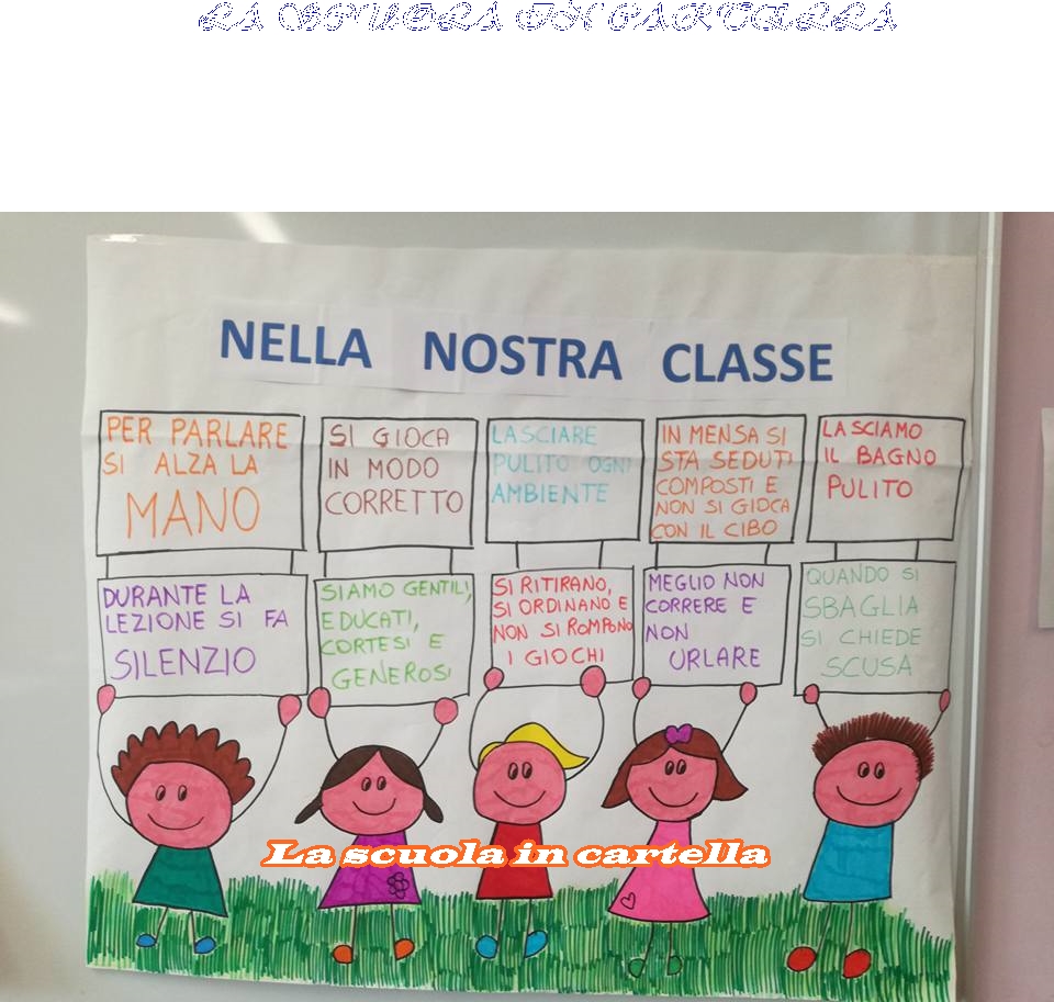 La scuola in cartella: Regole per stare bene