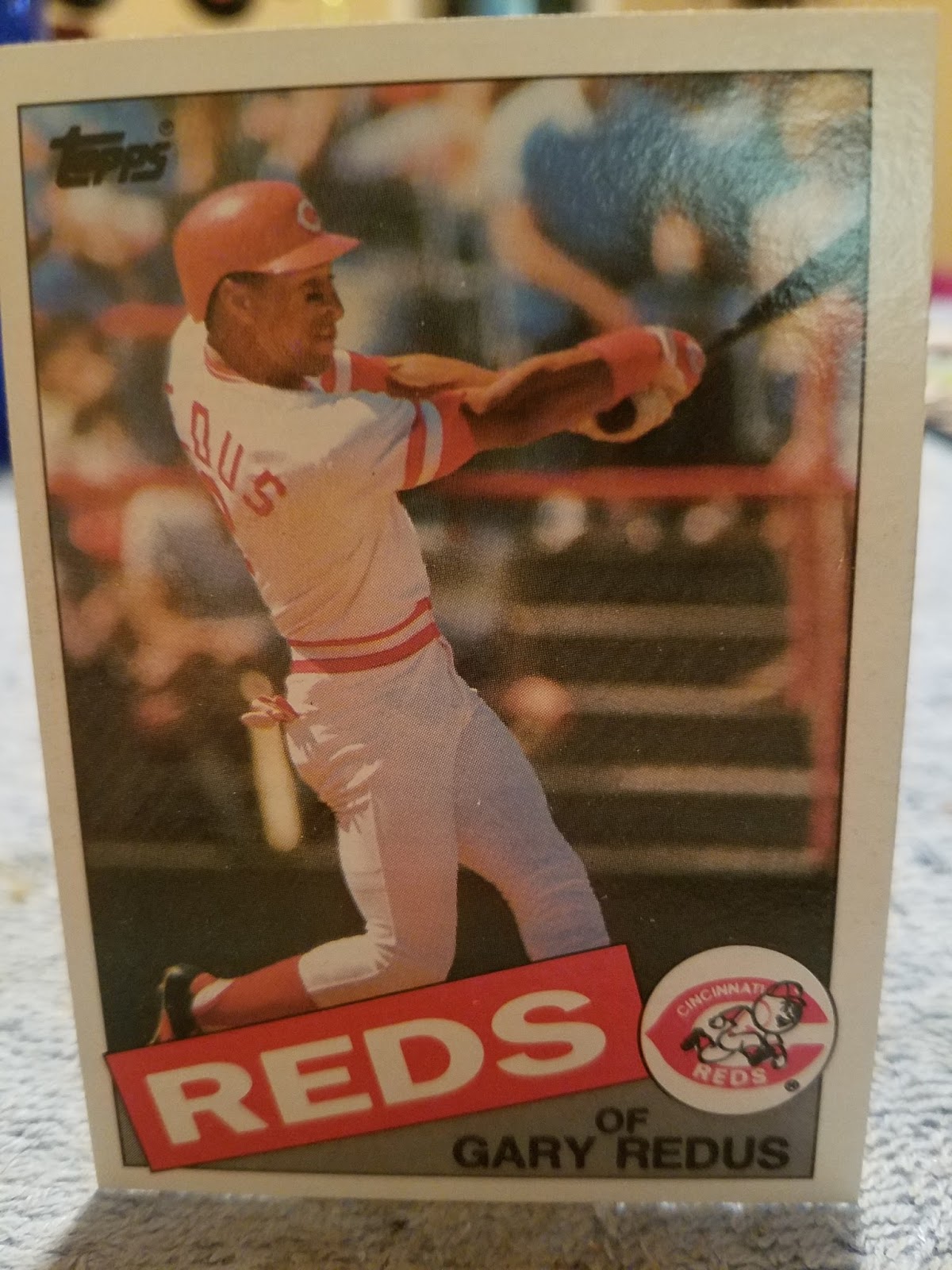 AREA 40: 1985 Topps Gary Redus More than meets the eye