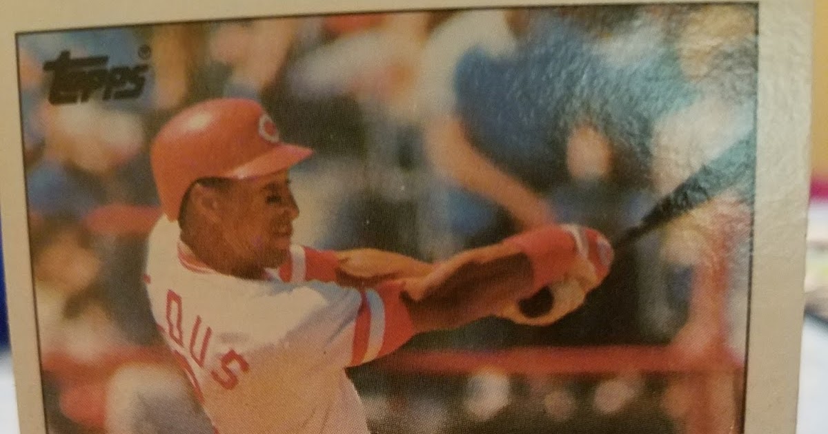 AREA 40: 1985 Topps Gary Redus More than meets the eye