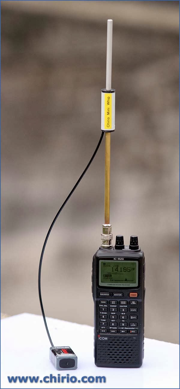 AIR - RADIORAMA: Chirio Mini-Whip active antenna 10 kHz - 100 MHz