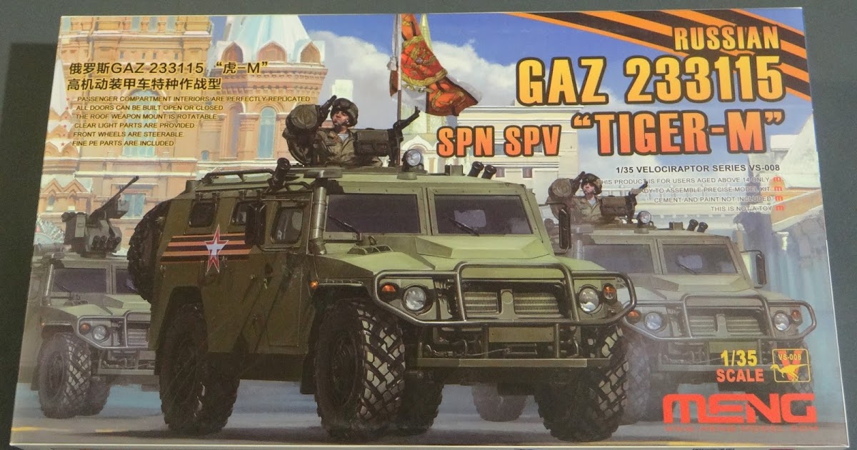 Meng 1/35 GAZ 23115 Tiger-M SPN SPV (VS-008) - DetailScaleView