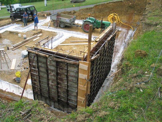 Notre Maison Ossature Bois Bioclimatique: murs banchés