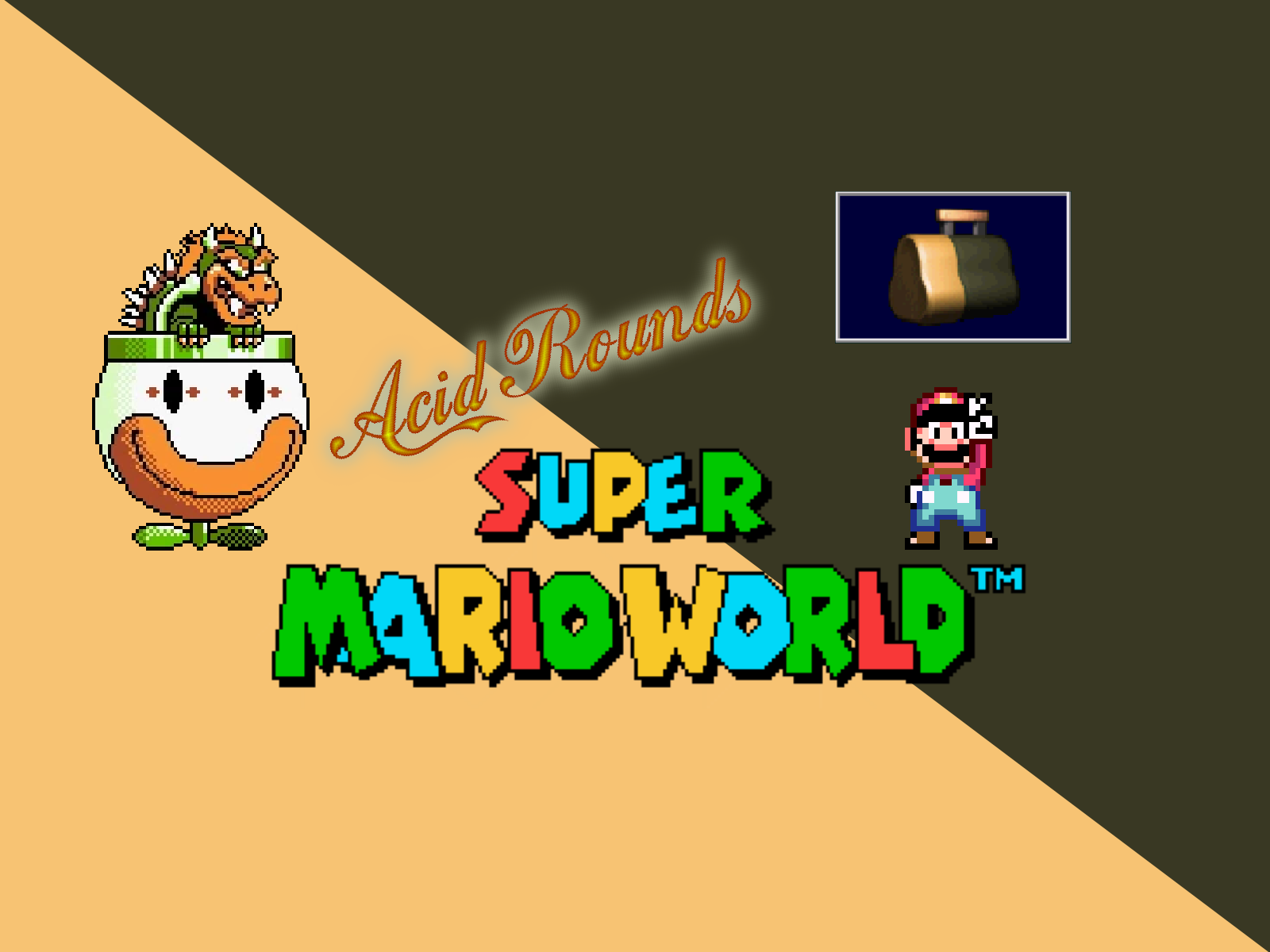 Acid Rounds: Super Mario World SNES