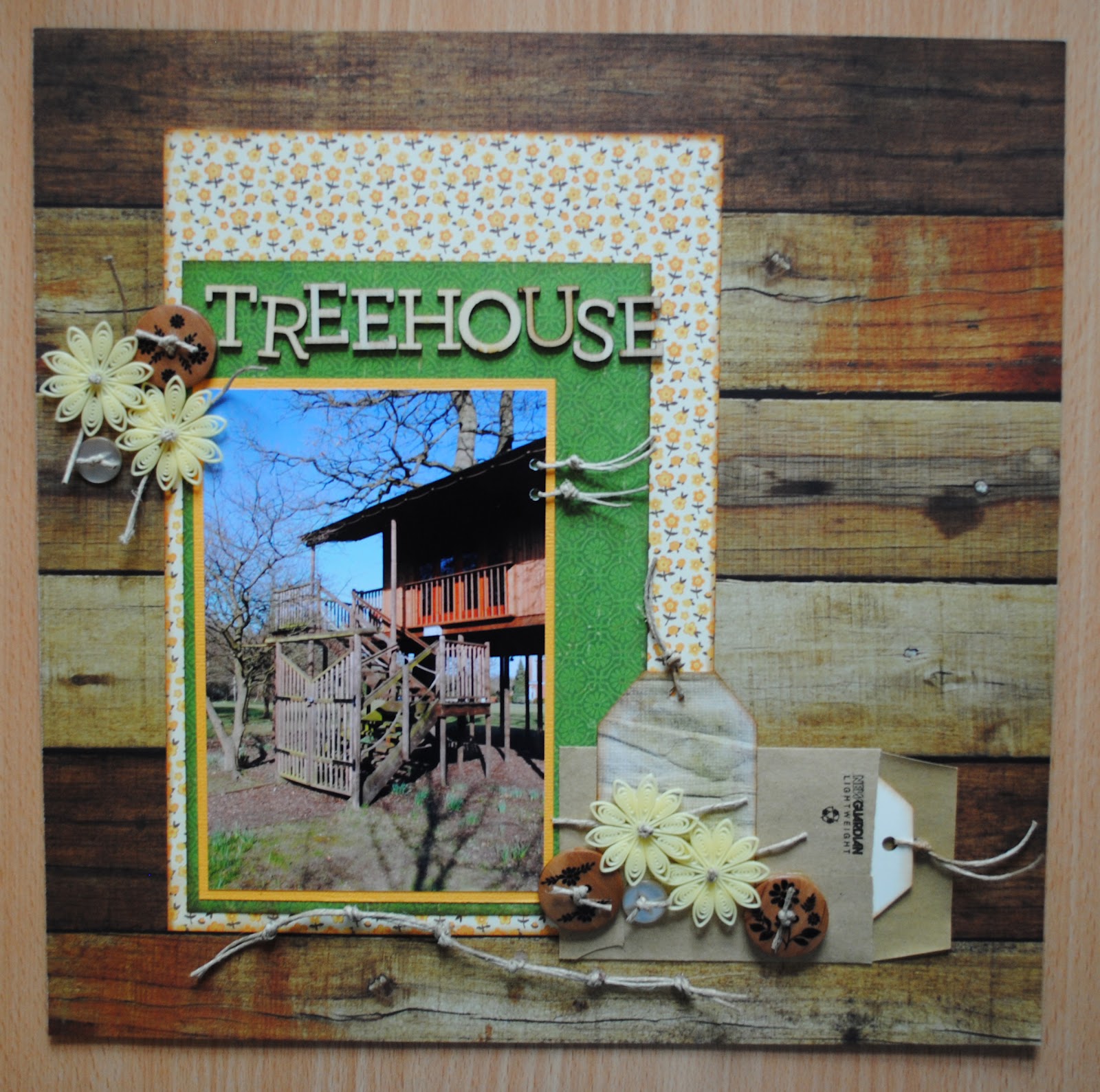 52 Layouts Step-by-Step #5 Treehouse | being scrappy