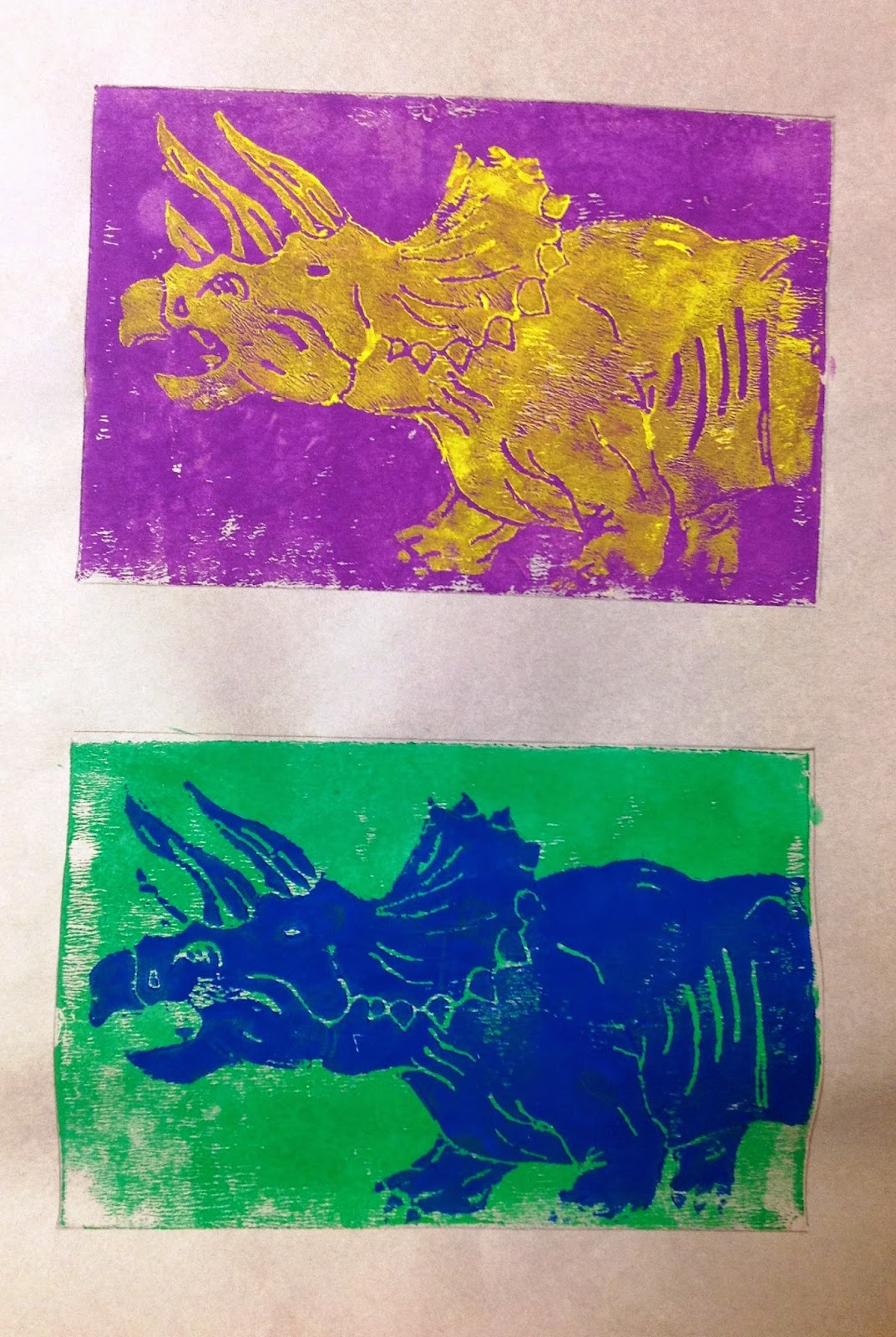 Miss Arty Pants: Complimentary Color Printmaking