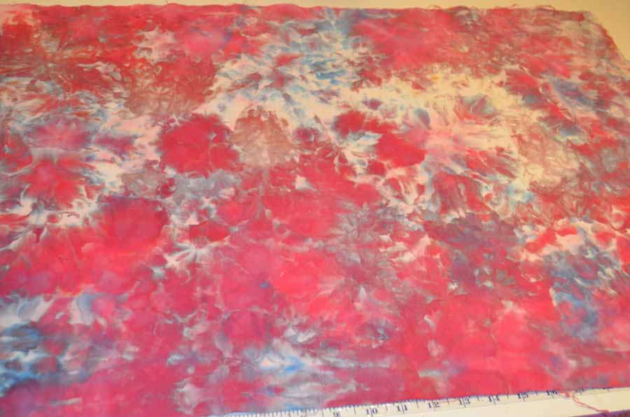 sew sew art: Snow dyeing