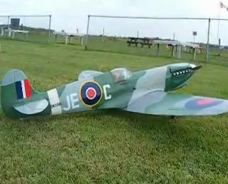 Mostly Toys and Flying Things: Pica Spitfire Semi Scale RC Model Airplane