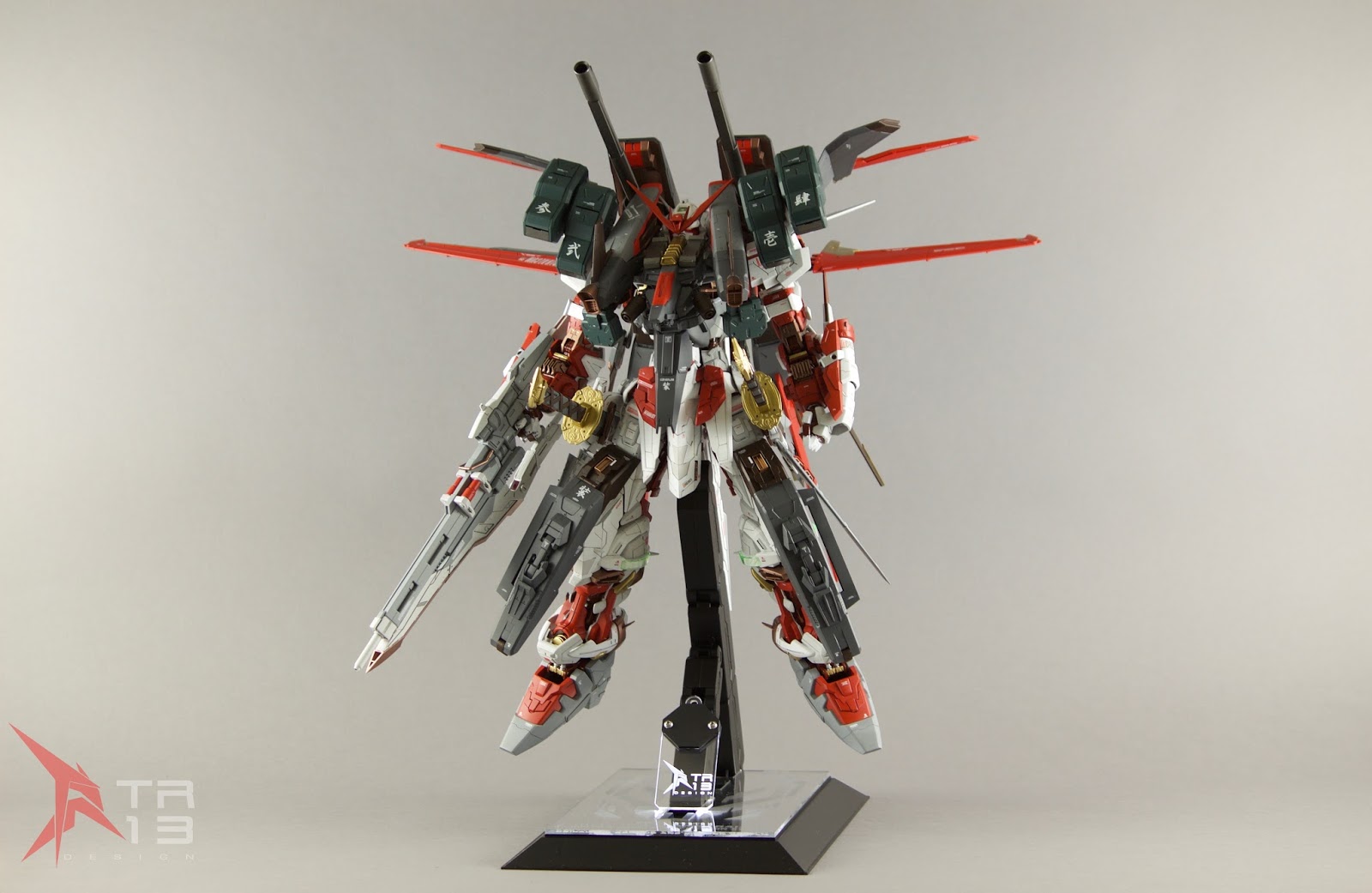 Custom Build: PG 1/60 Gundam Astray Red Frame "Raizen" Full Armour Mode