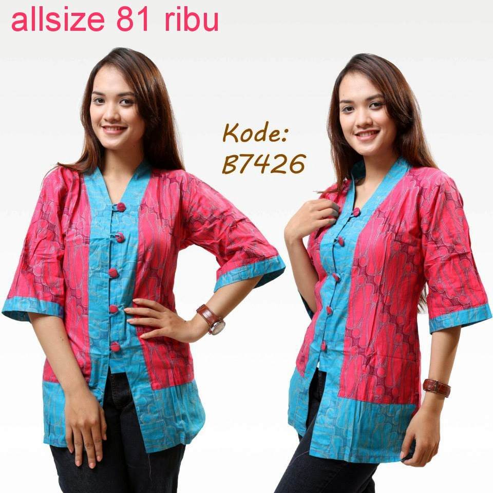 Model Baju Batik Modern Untuk Kerja | Model Baju Batik