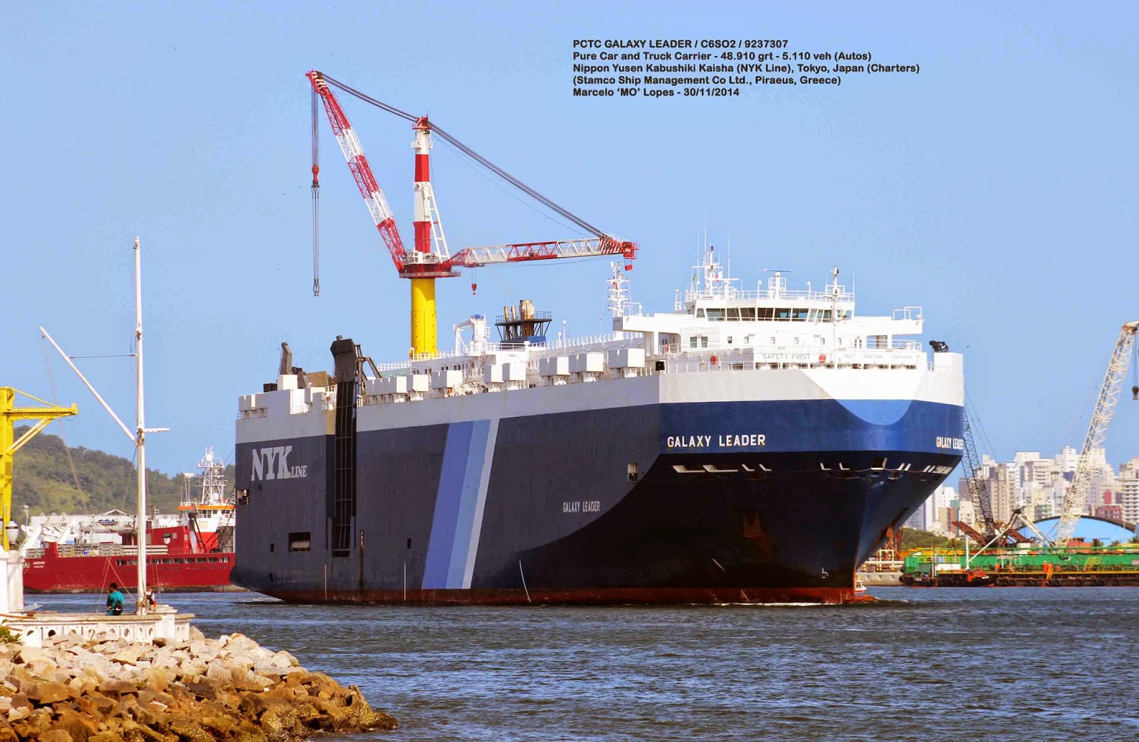 Santos Shiplovers: PCTC Galaxy Leader / C6SO2 - Capacitado para 5.110 ...