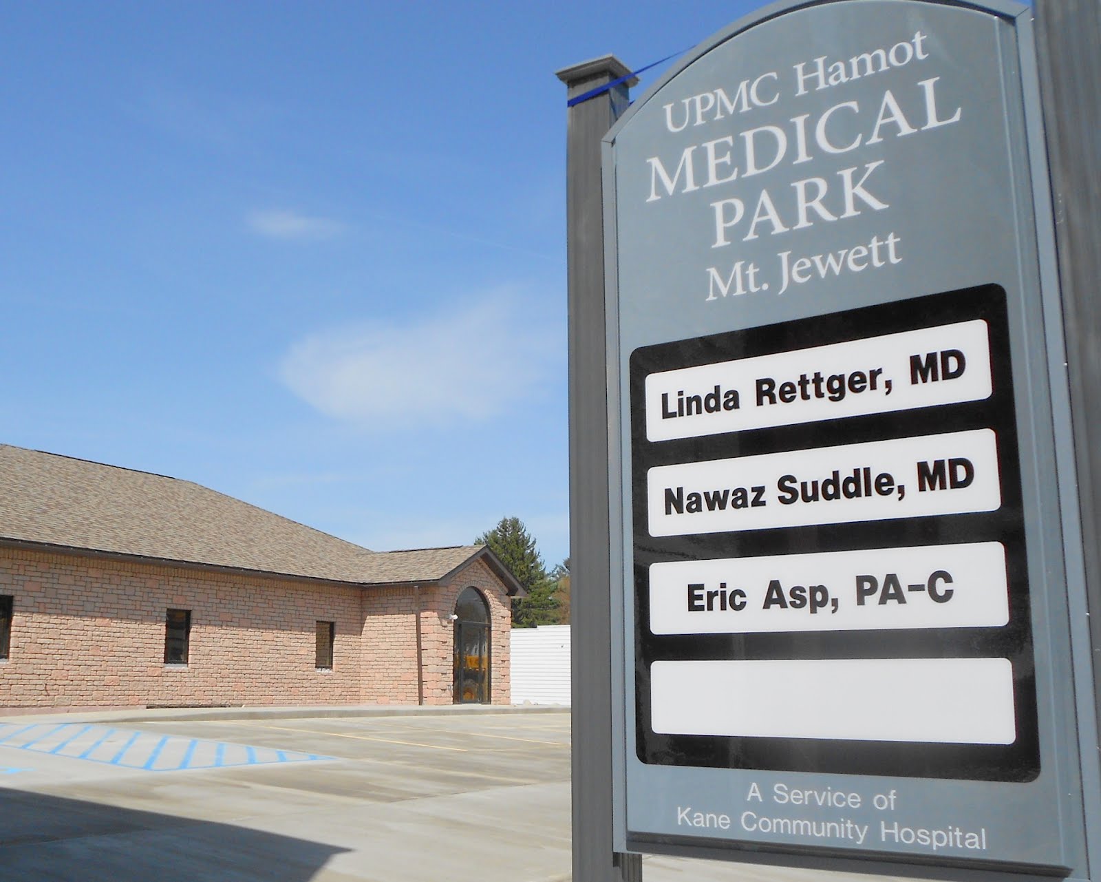 UPMC Hamot Medical Park - Mount Jewett Will Be Open to Patients April 30