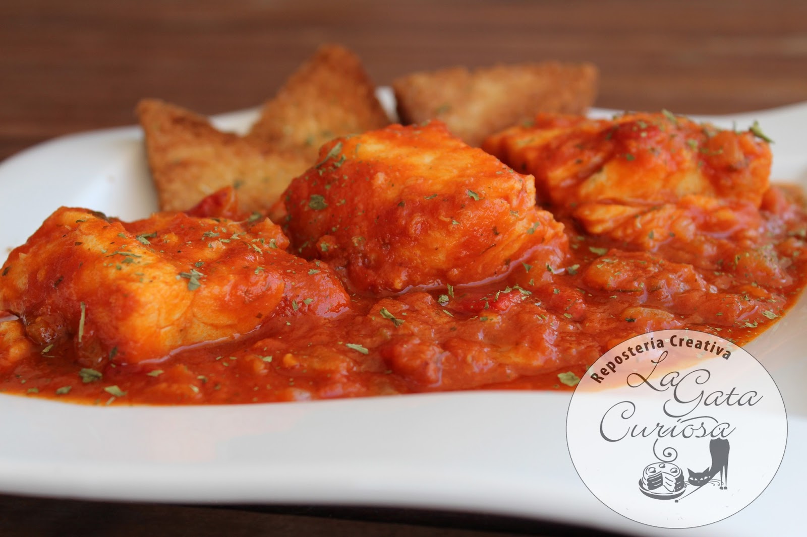 La Gata Curiosa: BACALAO A LA VIZCAINA