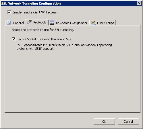 Security technologies on Microsoft environnement: [UAG] VPN Access