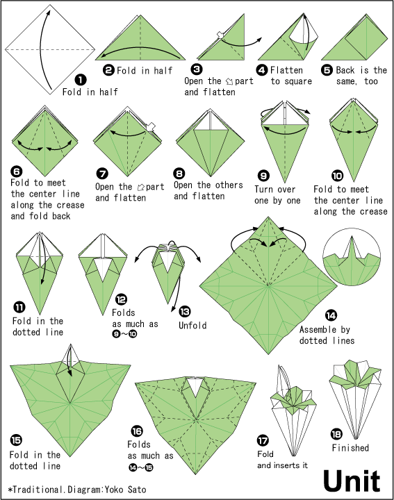 Origami A Traditional 1 - Easy Origami instructions For Kids