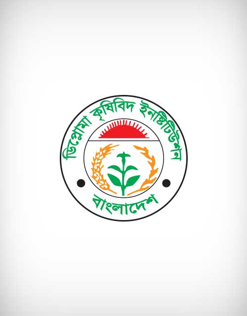 diploma krishibid institution bangladesh vector logo