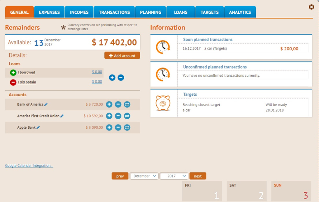Cubux – Free Budget Planner App for Personal Home Accounting