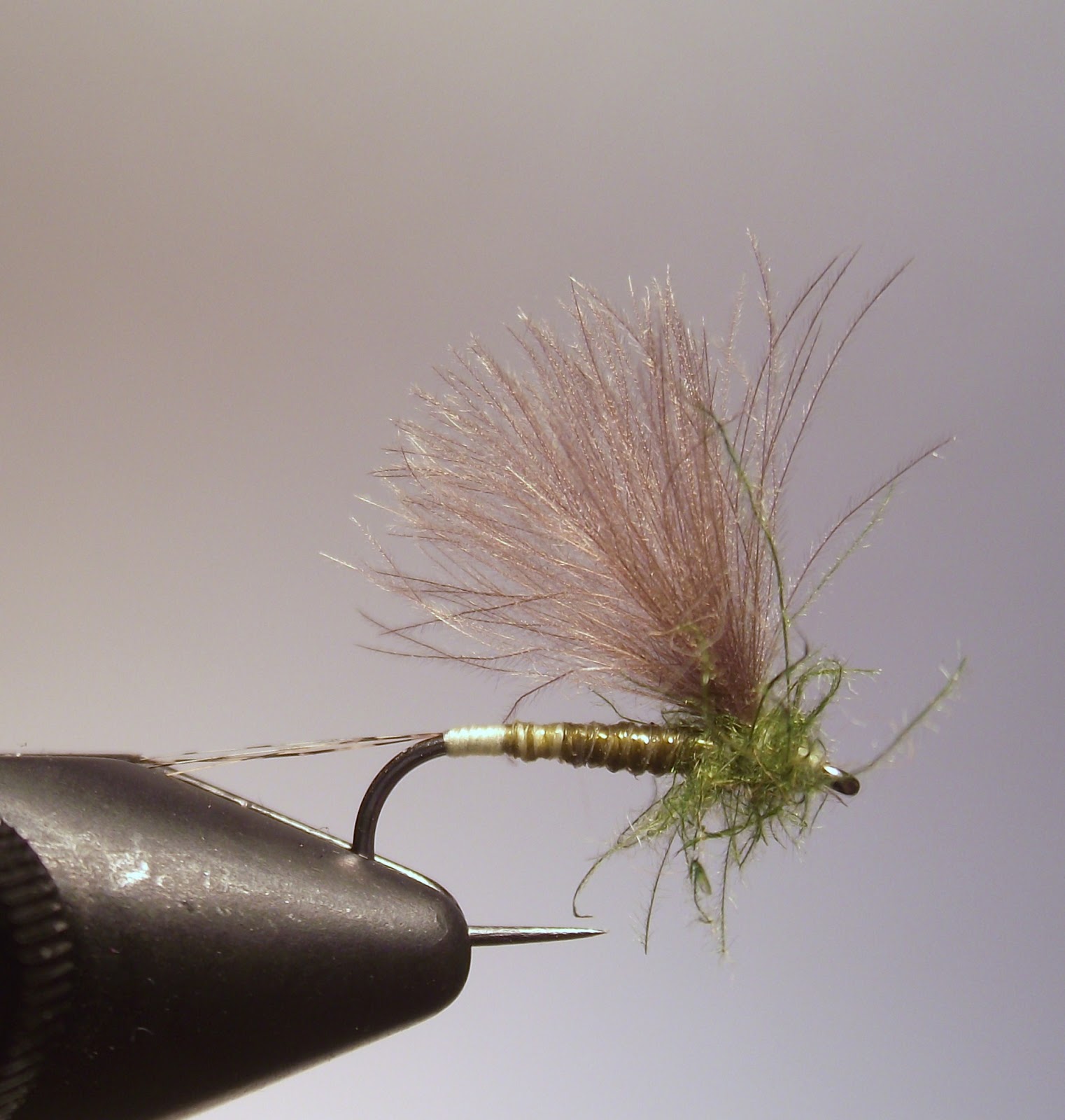 Piscari-Fly : Olive Body Quill Dry Fly