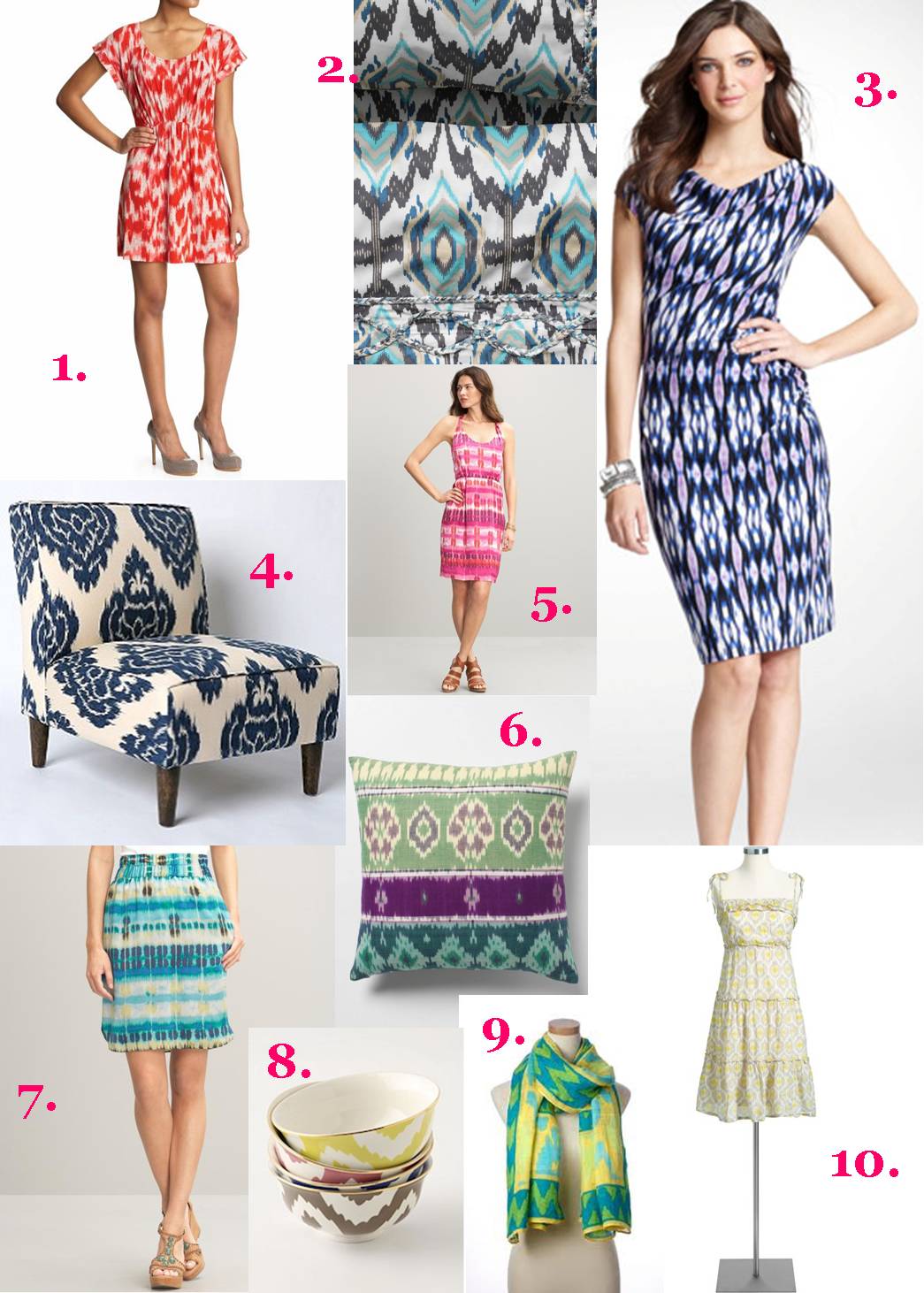 MOODY GIRL IN STYLE: Fresh Picks to Follow: Ikat Prints