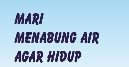 danuwidigaleri: Desain Poster Menabung Air