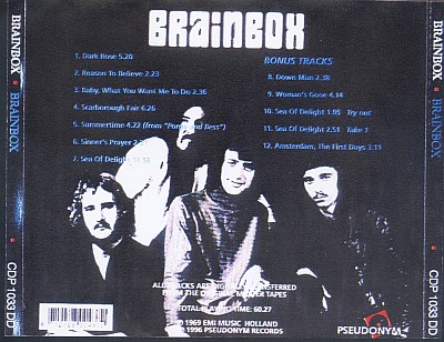 SouthernBluesRock: Brainbox 1969 Brainbox