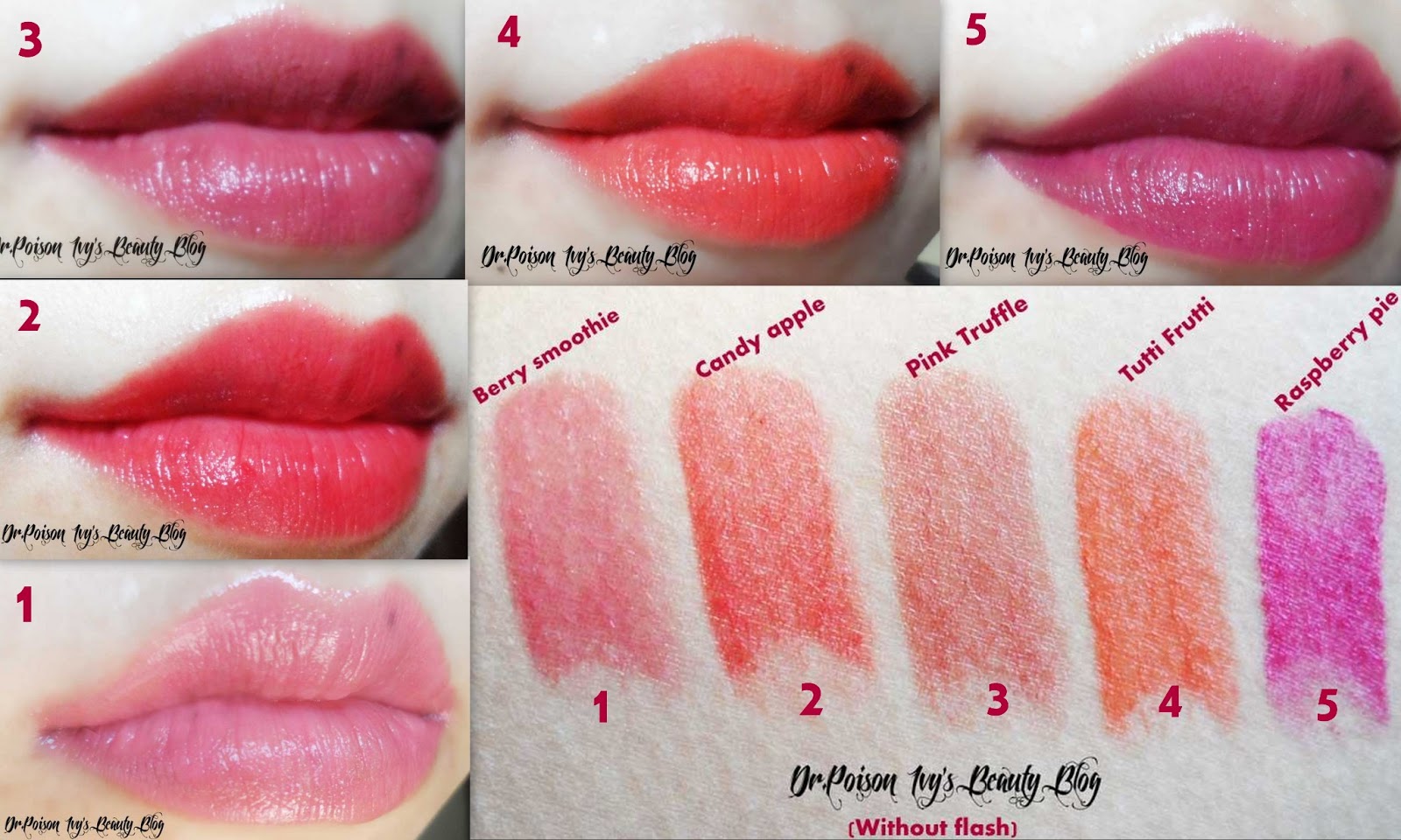 Dr.Poison Ivy's Beauty Blog: Revlon Lip Butters Review and Swatches