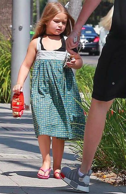 Harper Beckham Walking