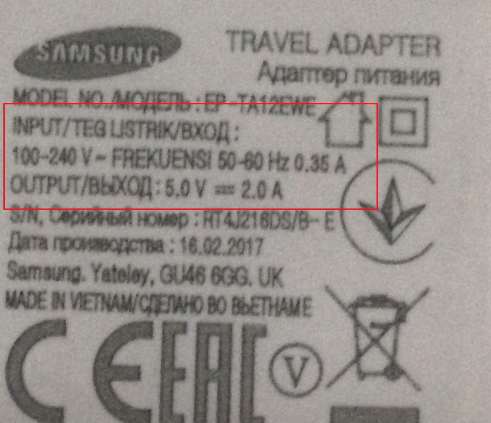 Arti Kode Input dan Output pada Charger Hp - Petunjuk Onlene