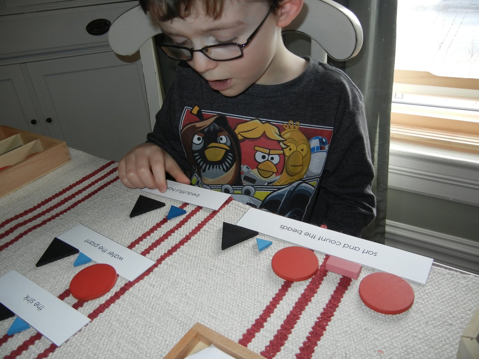 Montessori Grammar Sentence & Symbol Strips - "Making Montessori Ours"