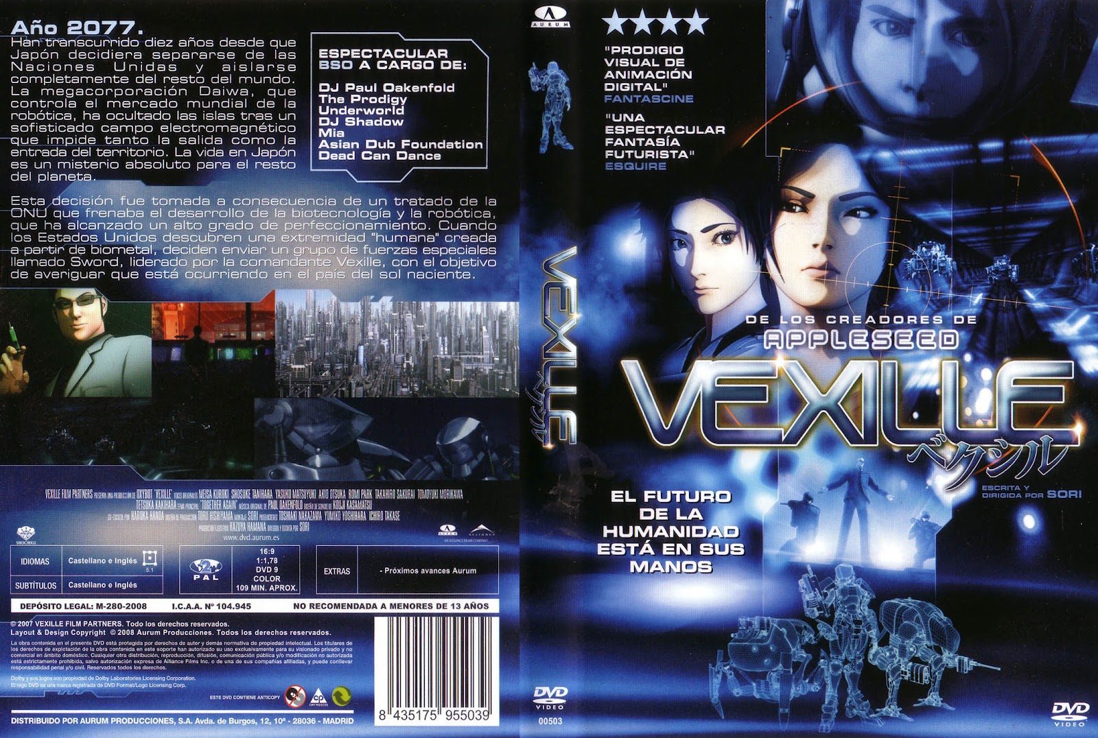 Héroes Animados: Vexille