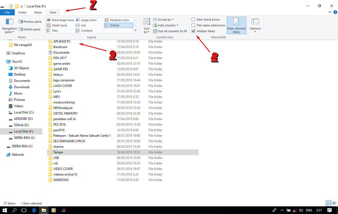 Cara Menyembunyikan/Hidden File Di Komputer 1000% Aman Dan Mudah ...