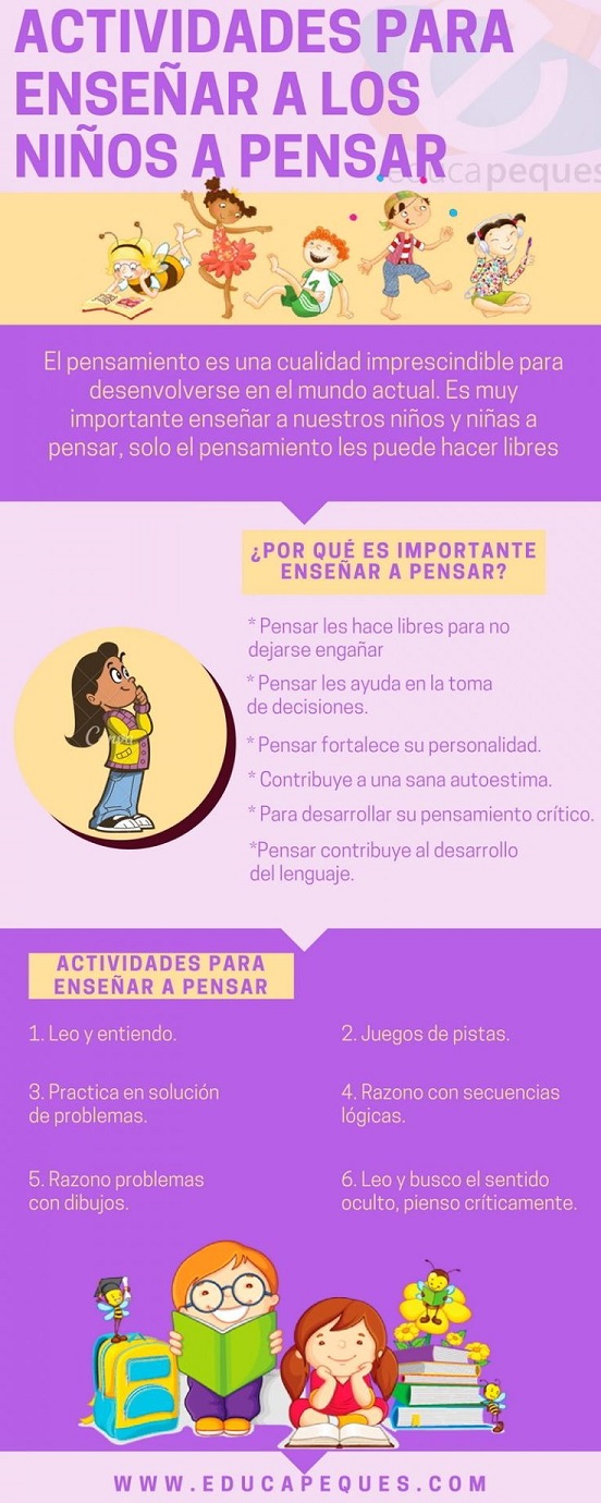 PSICOLOGOS PERU: DIA 83: COMO ENSEÑAR A LOS NIÑOS A PENSAR