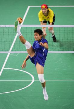 All about Takraw: Strikers and Spiking