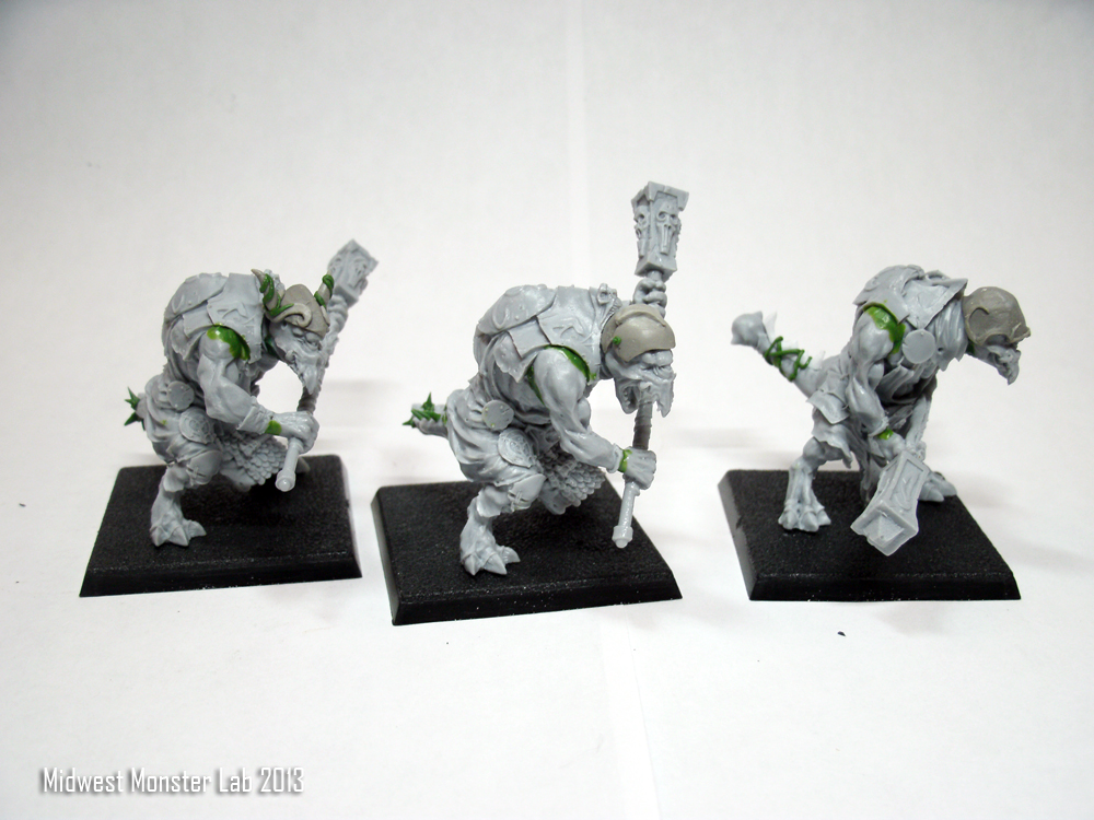 Monster Lab Miniatures: What's on My Desk: Fimir "Counts-As" Conversions