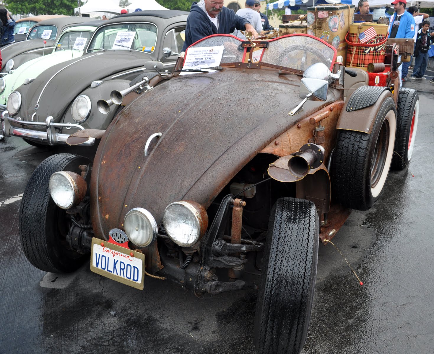 Just A Car Guy: Dennis has made a very unusual 1964 Volksrod - rat rod