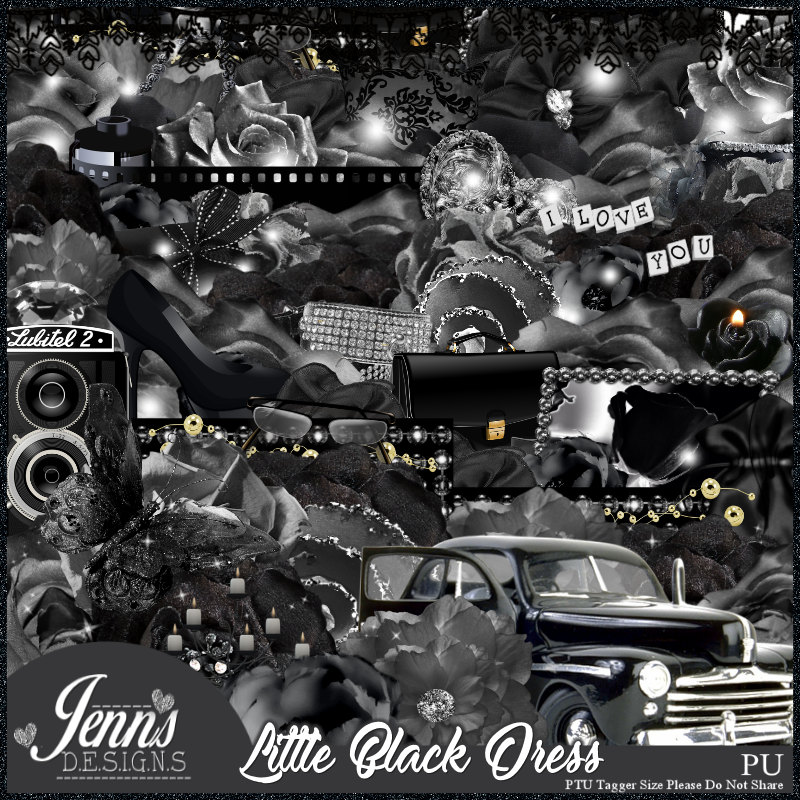 Creative Disorder Designs: Little Black Dress by Jenn's Designs