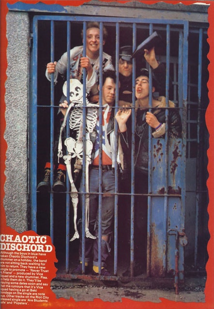 hardcore punk: CHAOTIC DISCHORD - Fuck The World EP (1982)