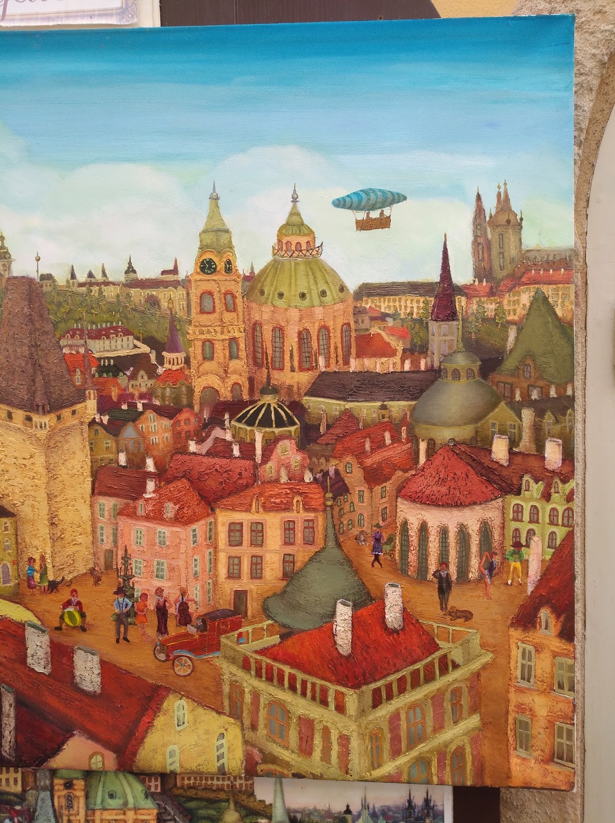 Jiří Šťastný - Obrazy Prahy, paintings of Prague