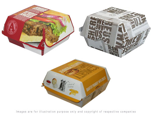 Custom Printing Packaging Design: Our range dinner and & burger boxes ...