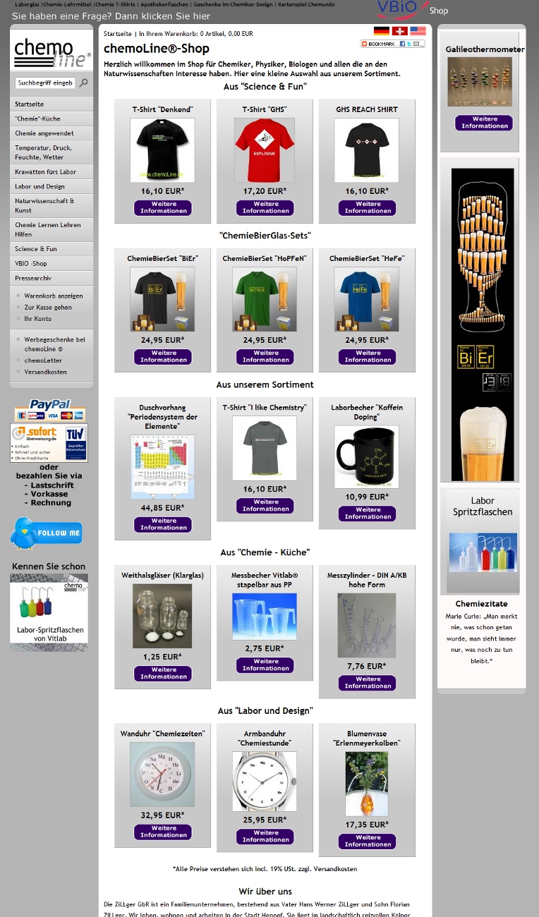 Kathrins Blog: Getestet: ChemoLine - DER Shop für Naturwissenschaftler