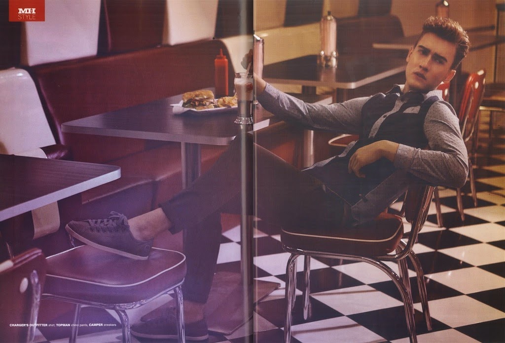 TIME MODEL INTERNATIONAL: Editorial - Adriaan Zanetti for Men's Health