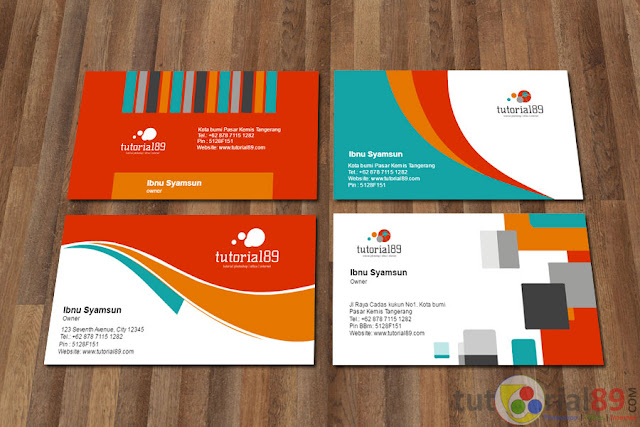 100+ contoh desain kartu nama keren siap pakai | belajar bahasa inggris