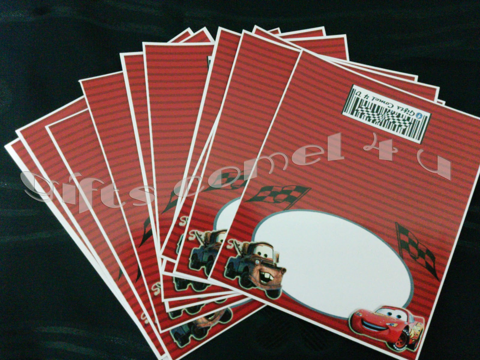 Gifts Comel 4 U: Ordered by Sharifah : "Disney PIXAR Cars's Theme ...