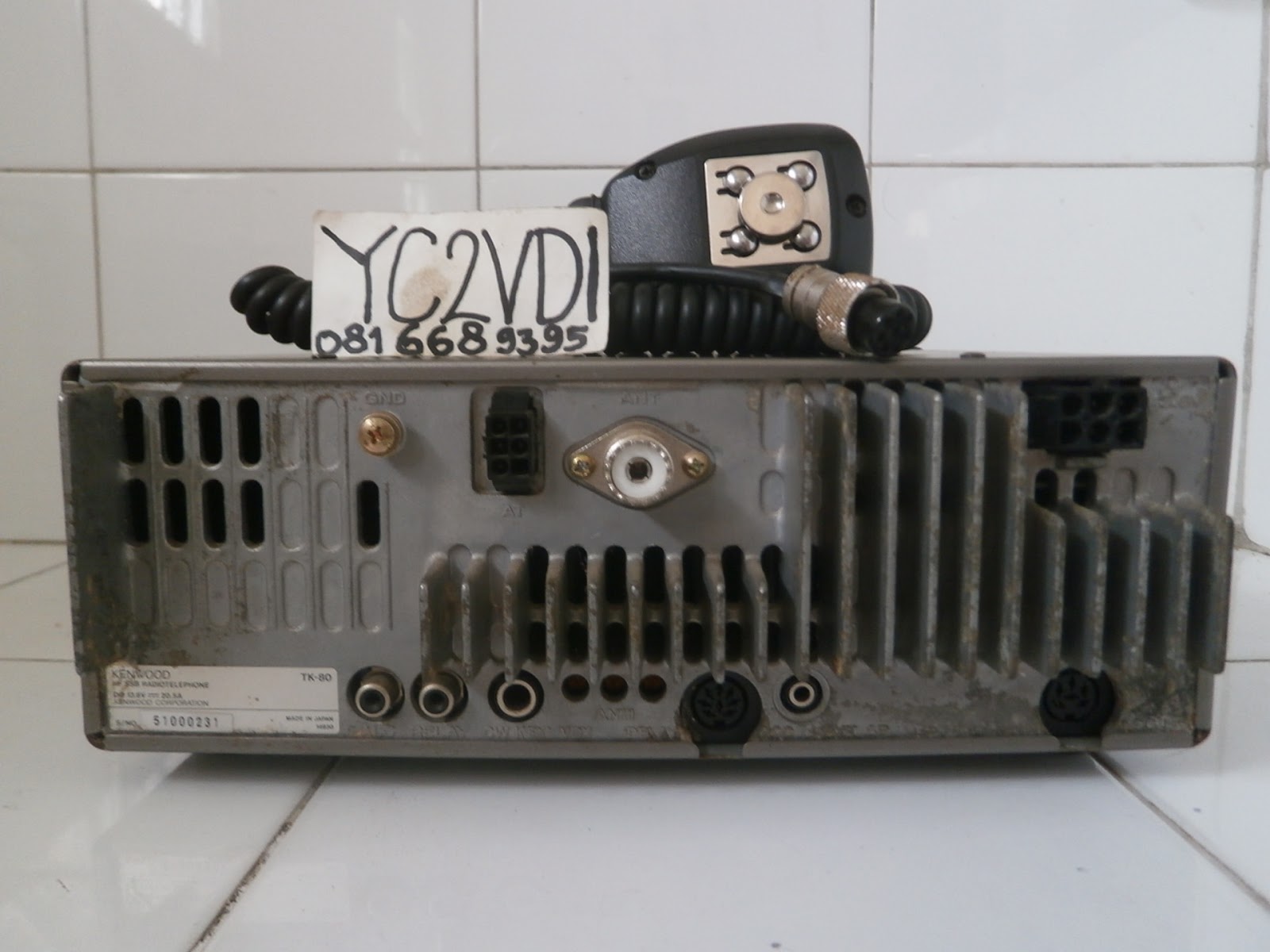 Sinar Agung ( Y C 2 V D I ): HF KENWOOD TK 80 - ISTIMEWA ( TERJUAL ...