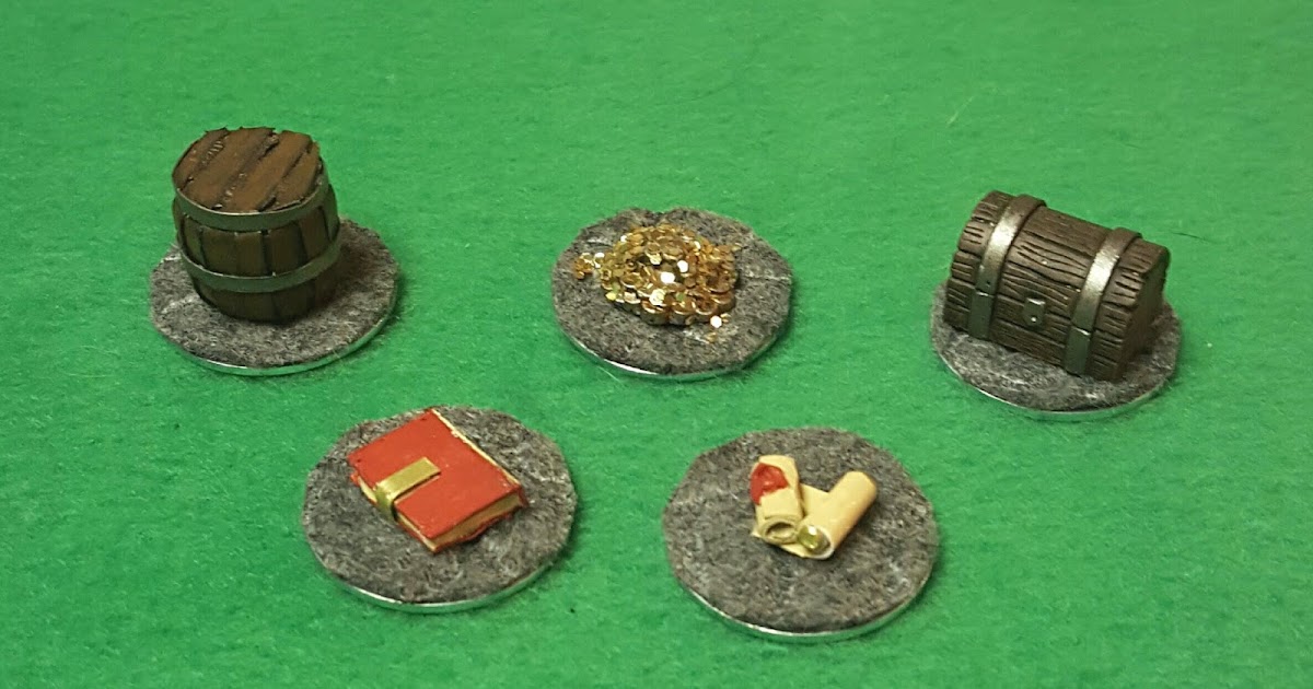 Sin City Dispatch: Frostgrave: Homemade Treasure Tokens