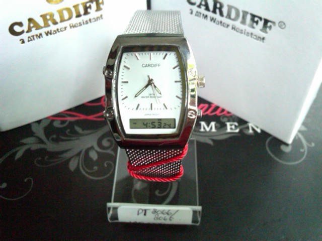 JAM TANGAN CARDIFF WATERPROOF: JAM CARDIFF SPORTY & TRENDY