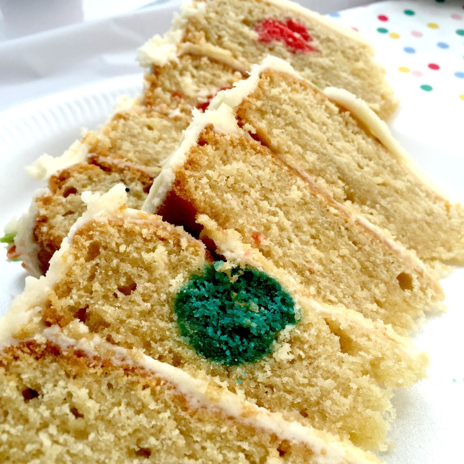 A Rainbow Polka Dot Themed Birthday Party: Table Decorations - Eat.Love ...