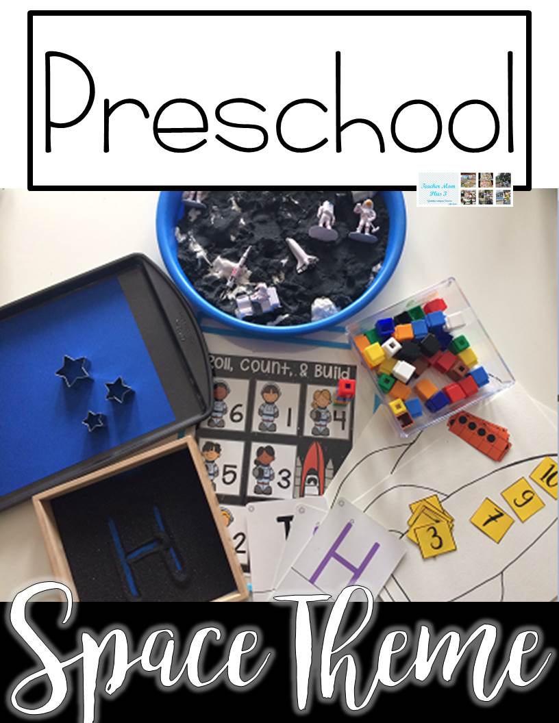 TeacherMomPlus3: Preschool Space Theme