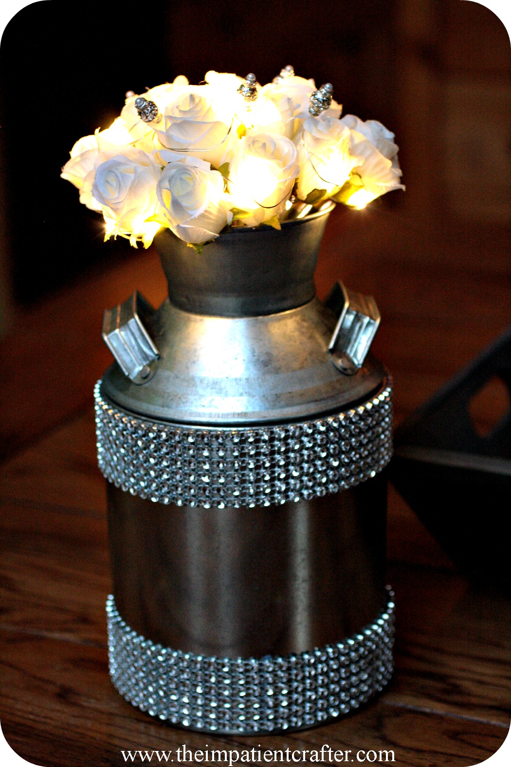 The Impatient Crafter : DIY Rustic Elegance Centerpiece