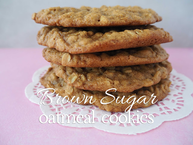 Brown Sugar Oatmeal Cookies Life Behind The Purple Door