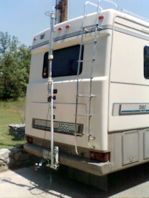 WD0AJG - Hamming for over 40 years: Remodel the RV HF antennas mount